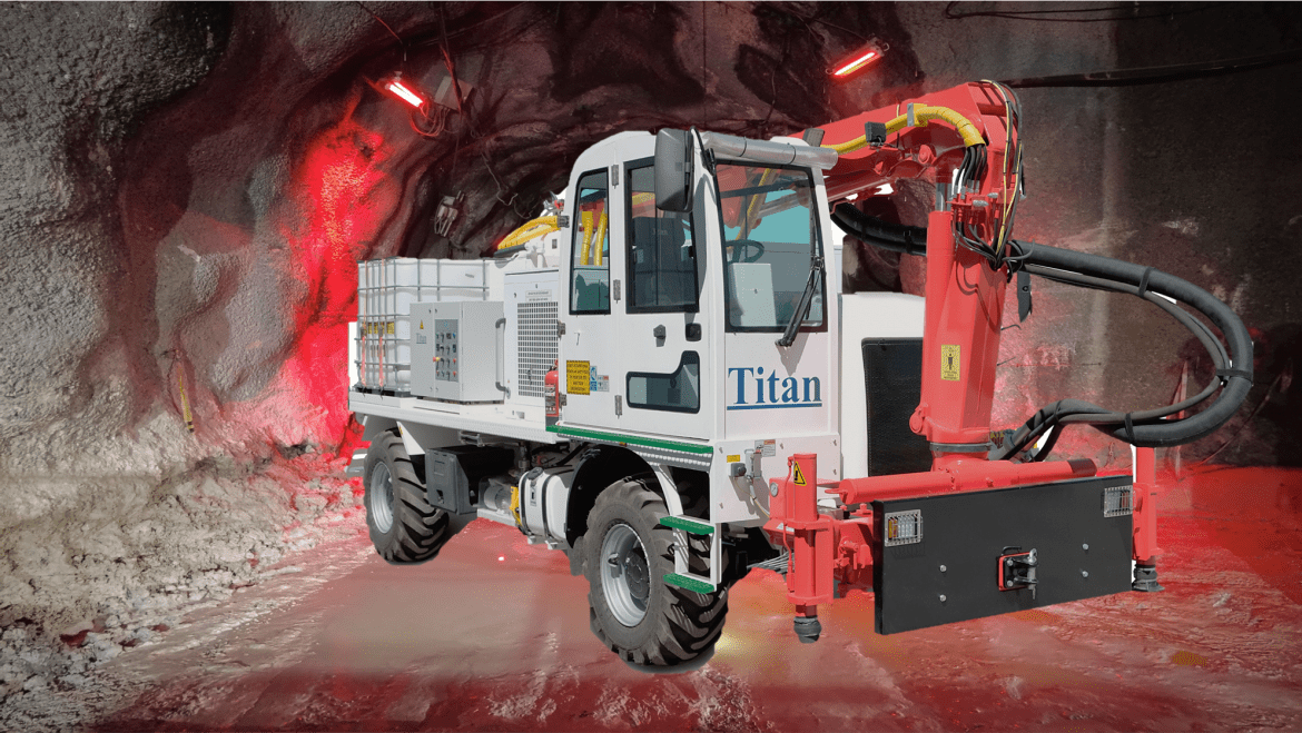 Titan Machinery Underground Mine and Tunnel Utility Vehicles